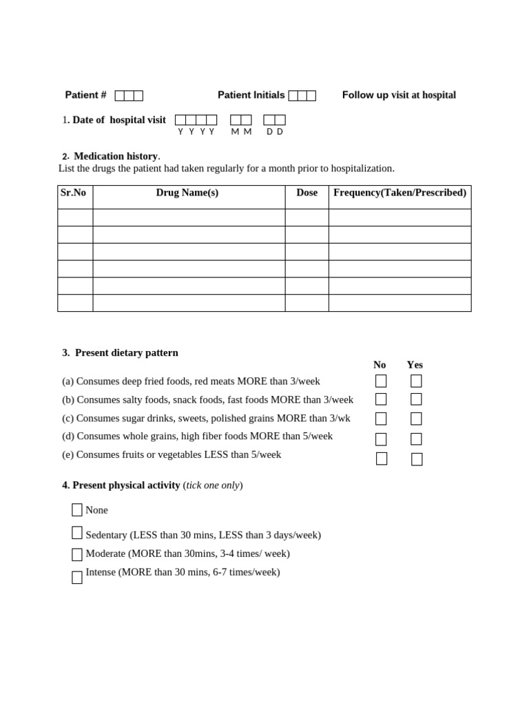 Patient Follow-Up Visit Report | PDF