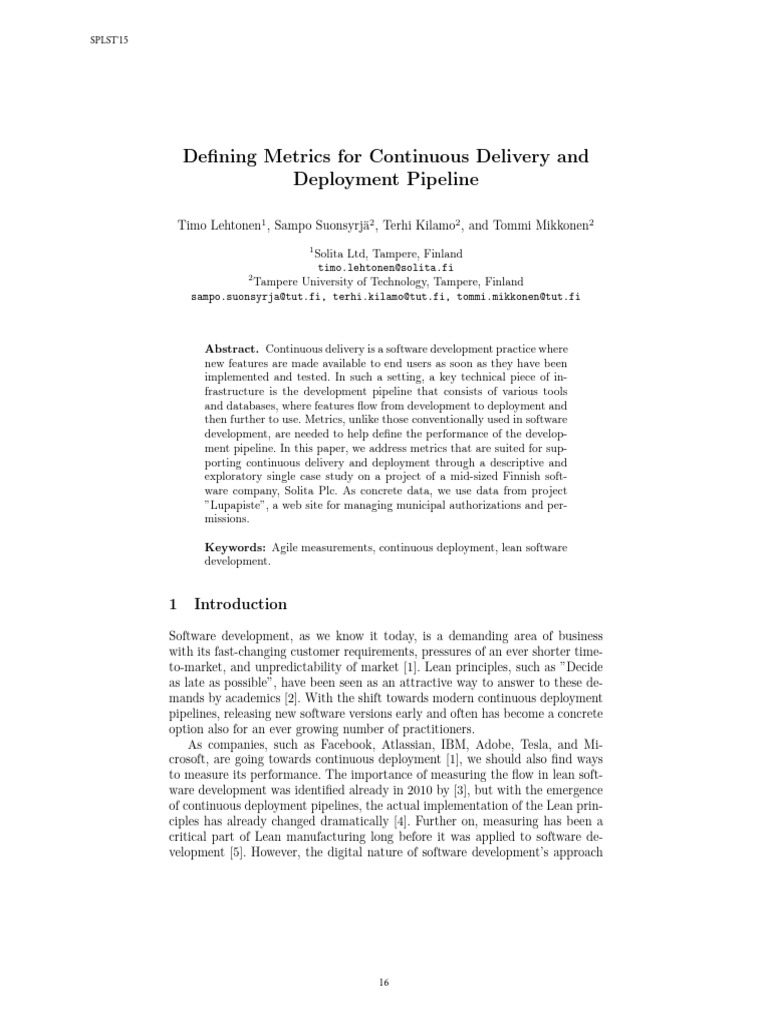 EAFIT.SCM.Defining Metrics for Continuous Delivery and Deployment ... EAFIT.SCM.Defining Metrics for Continuous Delivery and Deployment ...