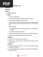 CPC Complete Notes | PDF | Lawsuit | Res Judicata