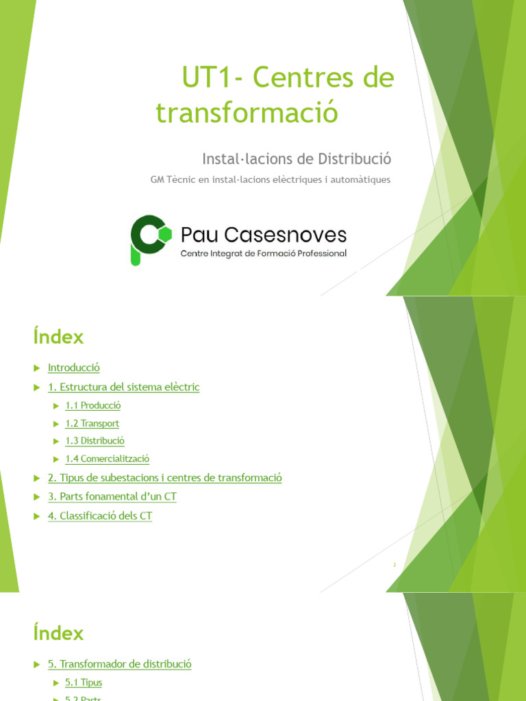 UT1 MEIDI - Presentació | PDF