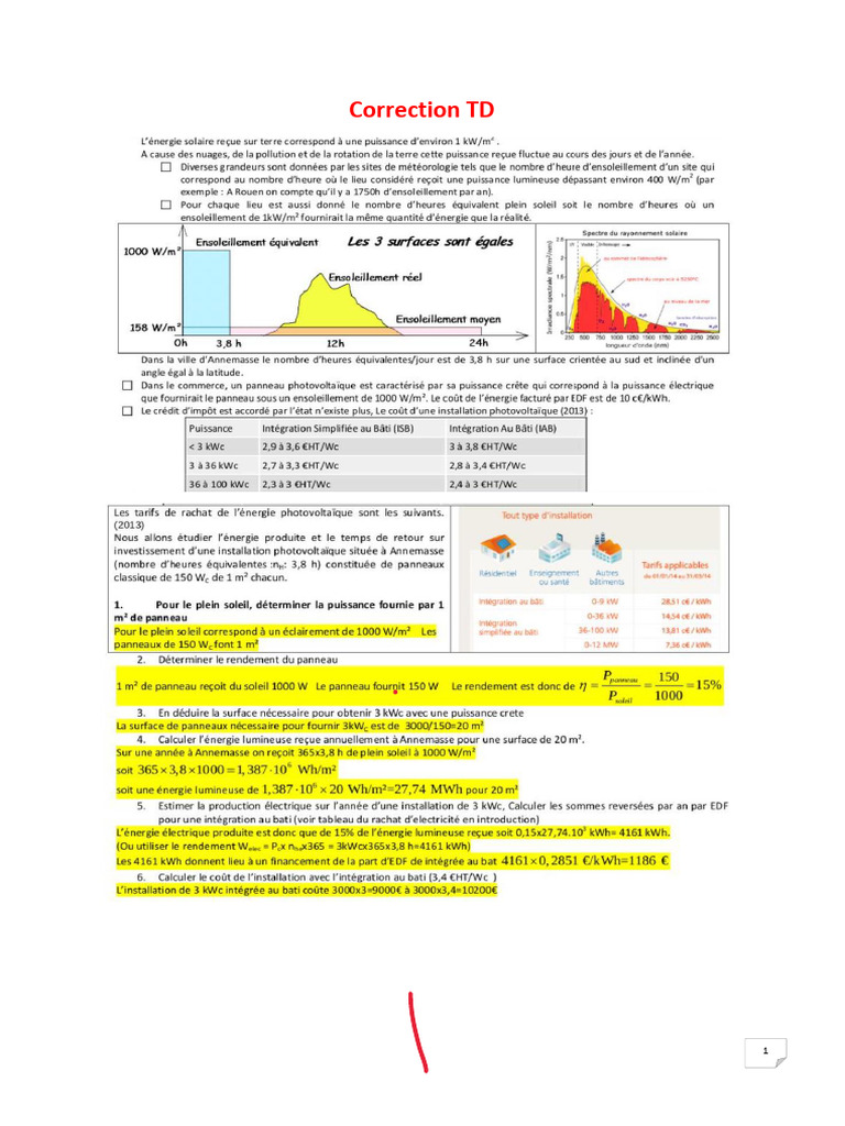Correction TD | PDF