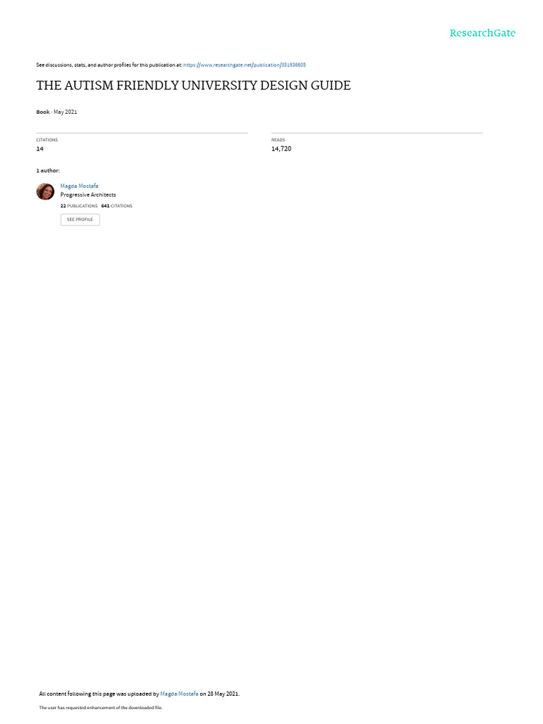 Autism Friendly Design Guide | PDF | Perception | Autism Spectrum