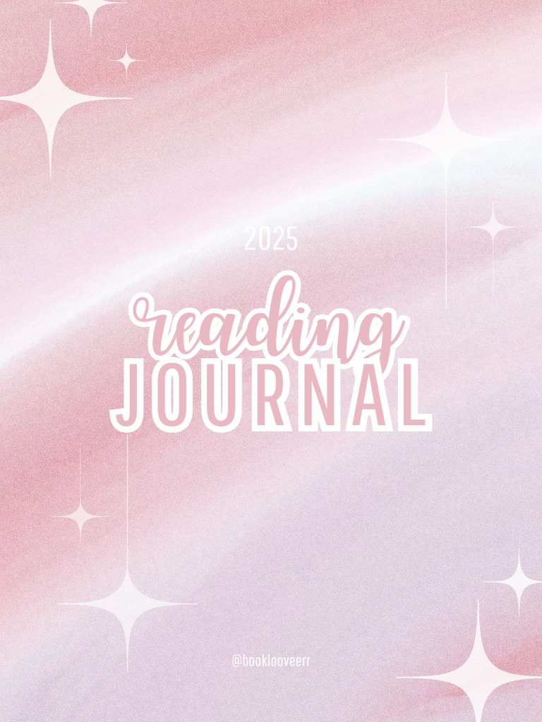 (Pink) 2025 Reading Journal | PDF | Books | Sources