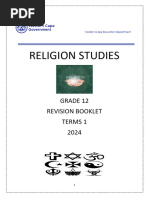 RS Grade 12 Revision Booklet Rem 1&2 | PDF | Catholic Church | Sacraments