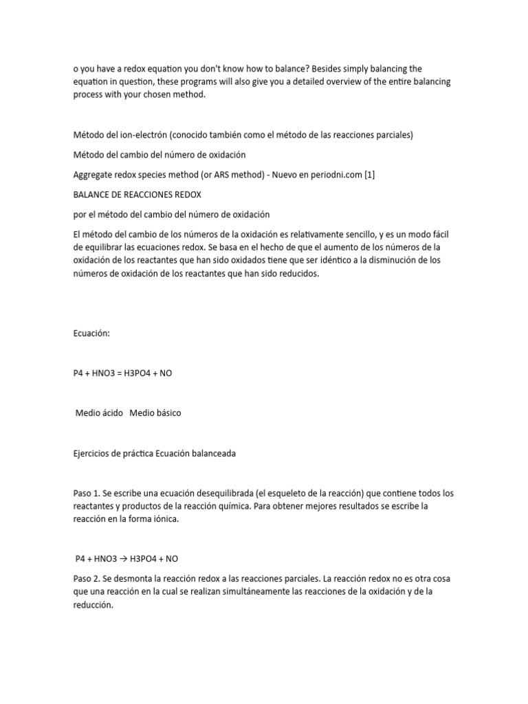Ejercicios de Práctica 2 | PDF | Redox | Electroquímica