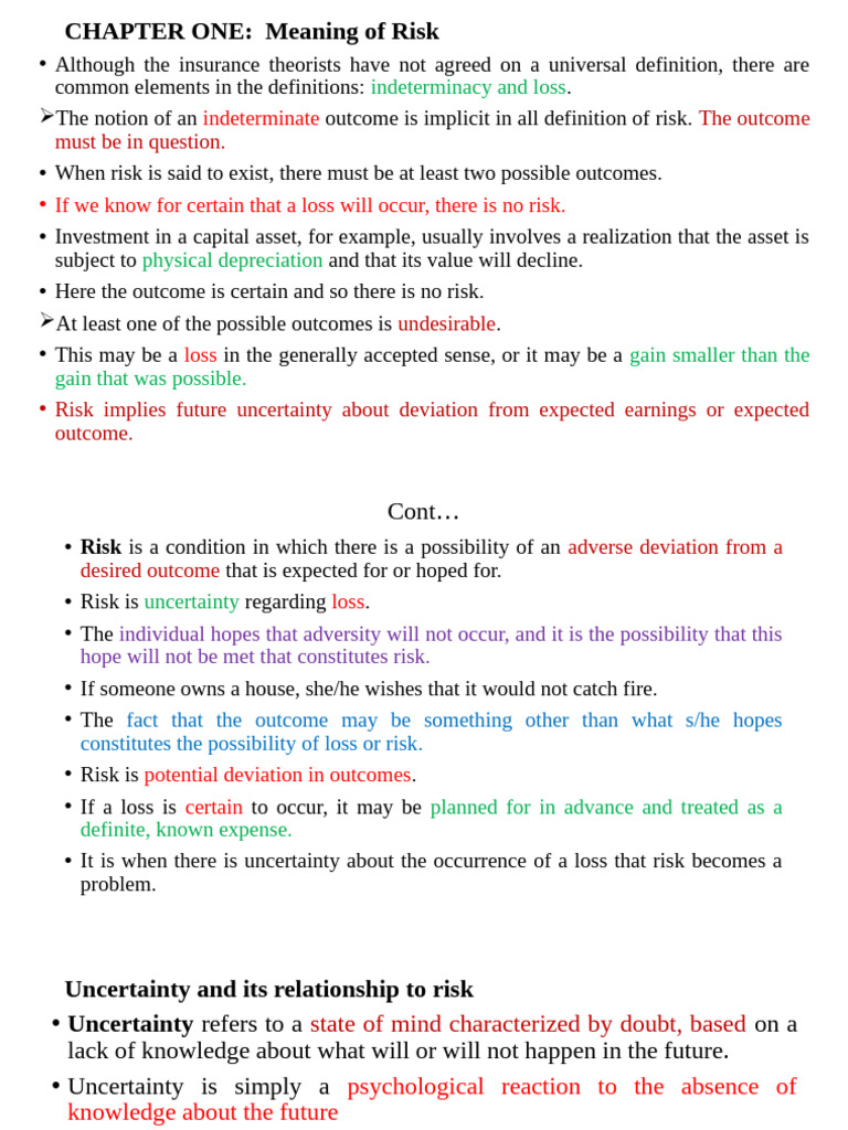 ch-1 risk | PDF | Risk | Legal Liability