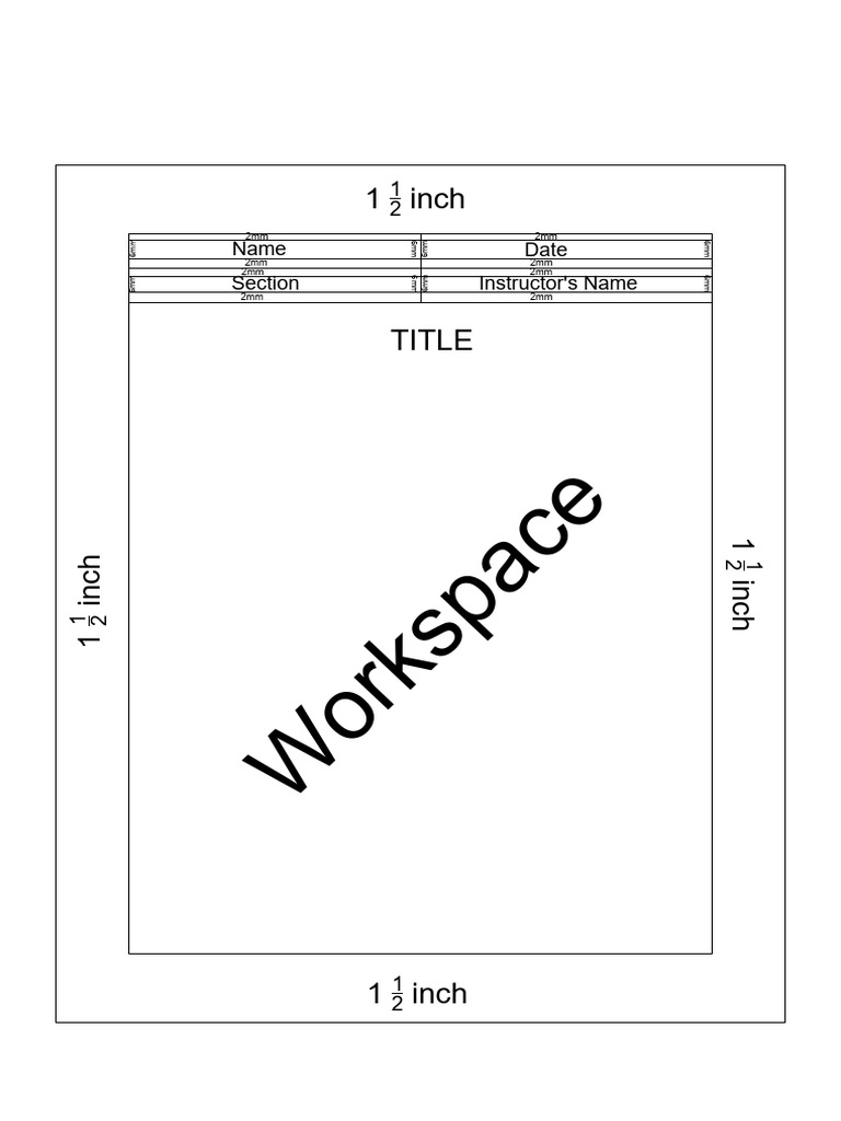 A4 Template (For Description) | PDF