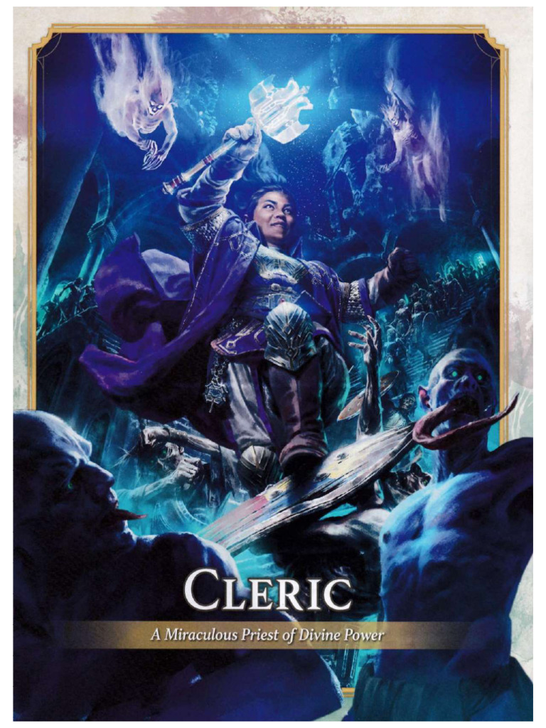 D&D 5.5 Class-Cleric | PDF