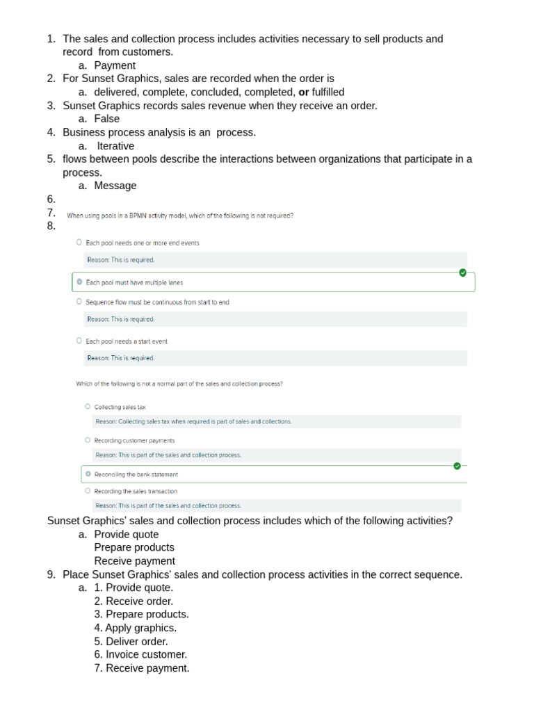 Acct 307 - CH 5 | PDF | Internal Control | Audit