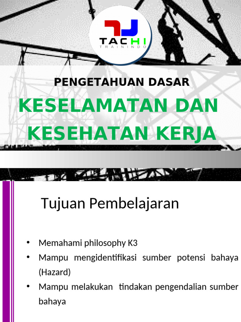 04 - Dasar-Dasar K3 | PDF