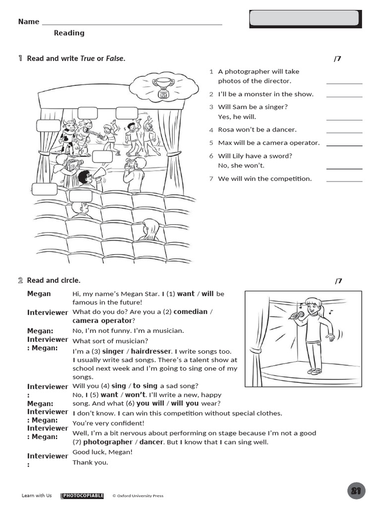 LWU 6 Unit 6 Standard Test | PDF