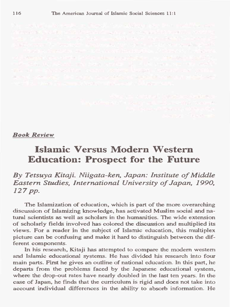 Ojsadmin, AJISS 11-1-10 Book Review | PDF | Islamism | Knowledge