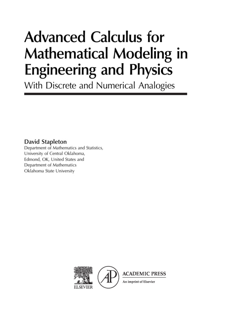 Advanced Calculus for Mathematical Modeling in Engineering and Physics (David Stapleton) (Z ...