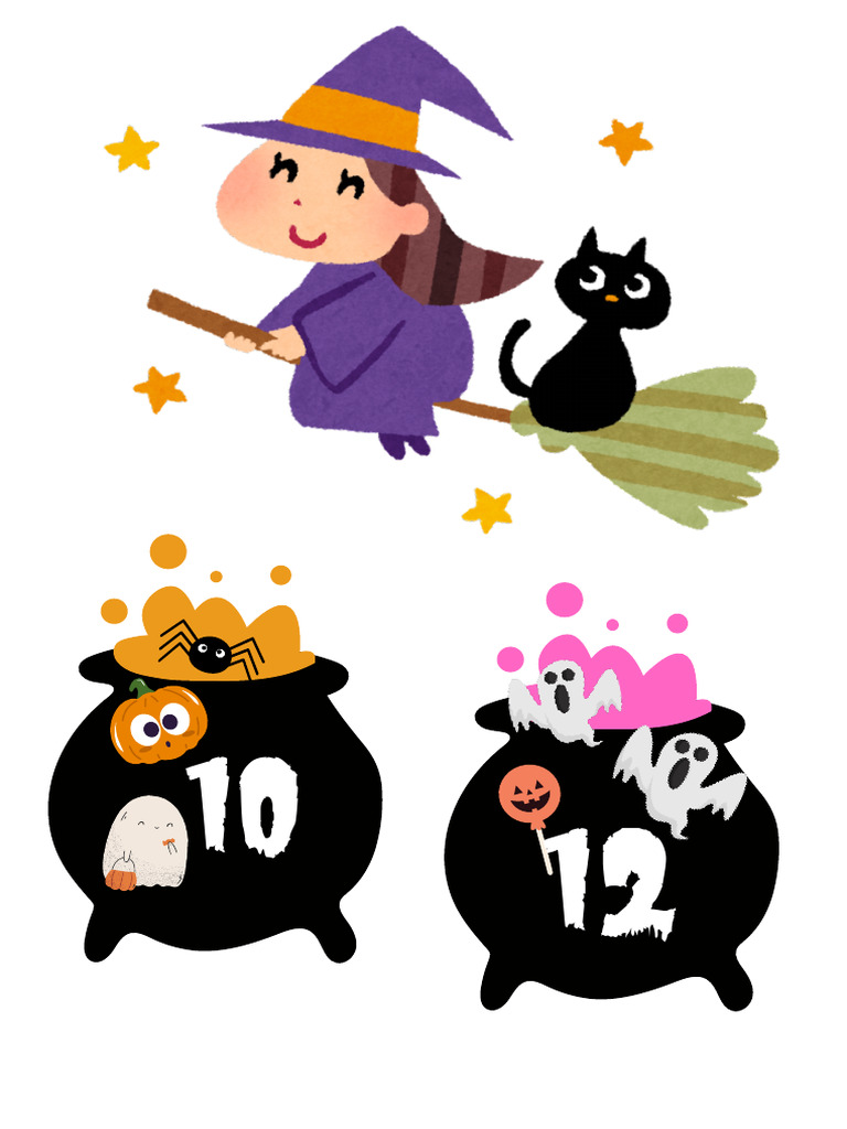 Sumas y Restas Halloween | PDF