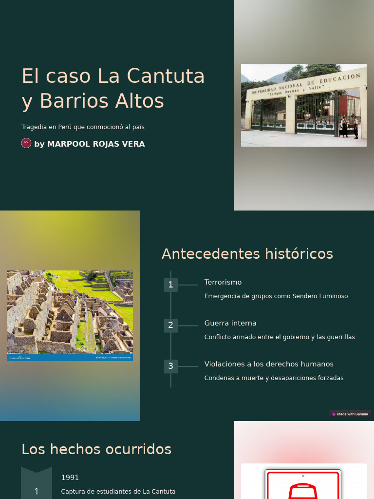 El Caso La Cantuta y Barrios Altos | PDF | Violencia | Justicia