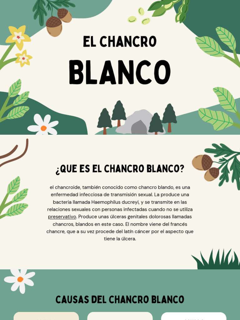 Chancro Blando: Síntomas y Tratamiento | PDF
