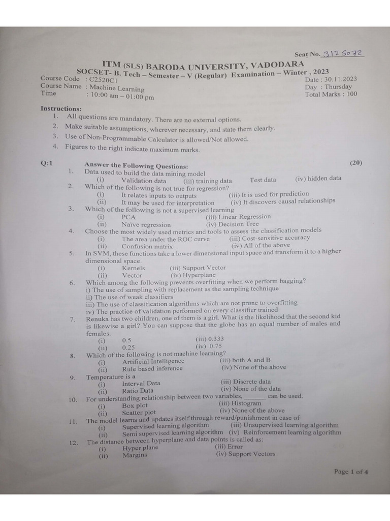 Sem 5 External | PDF | First Order Logic | Logic