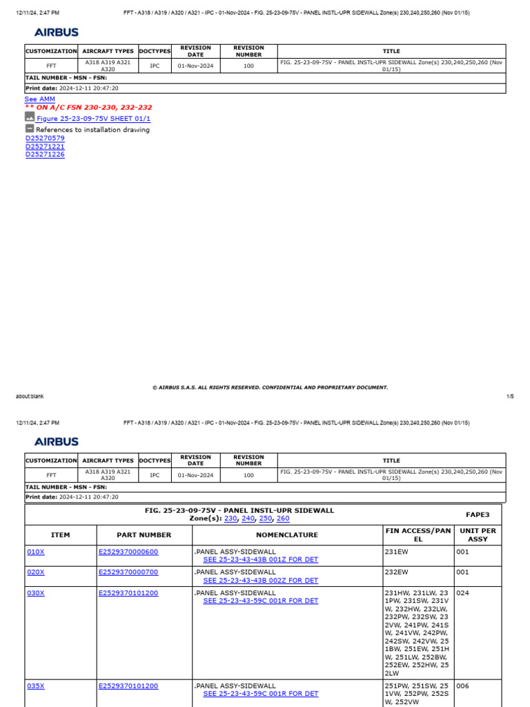 A318/A319/A320/A321 Panel Installation Guide | PDF | Aircraft | Airliner