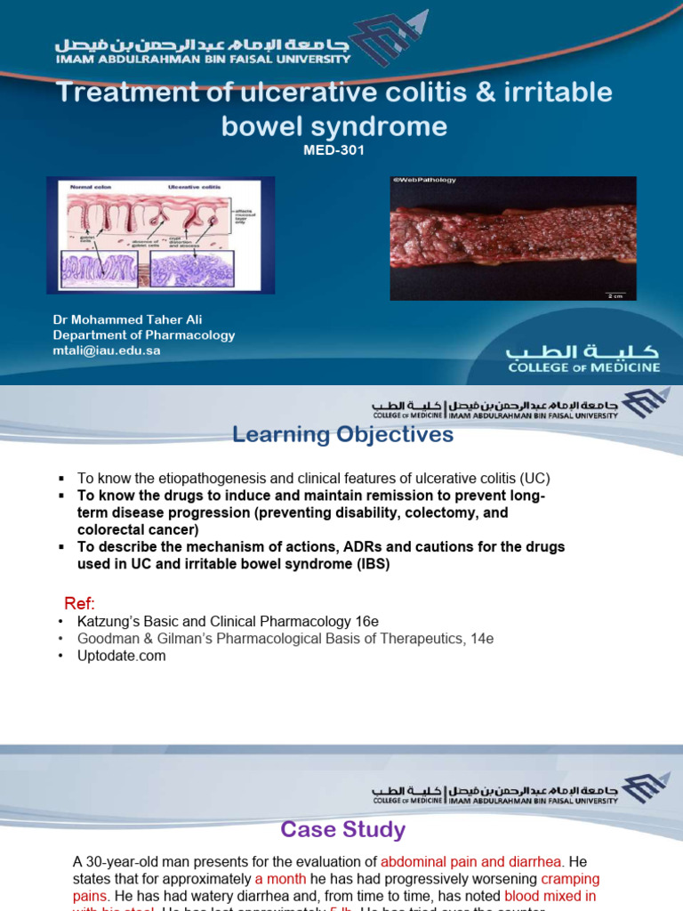 Ulcerative Colitis Treatment Overview | PDF | Irritable Bowel Syndrome ...