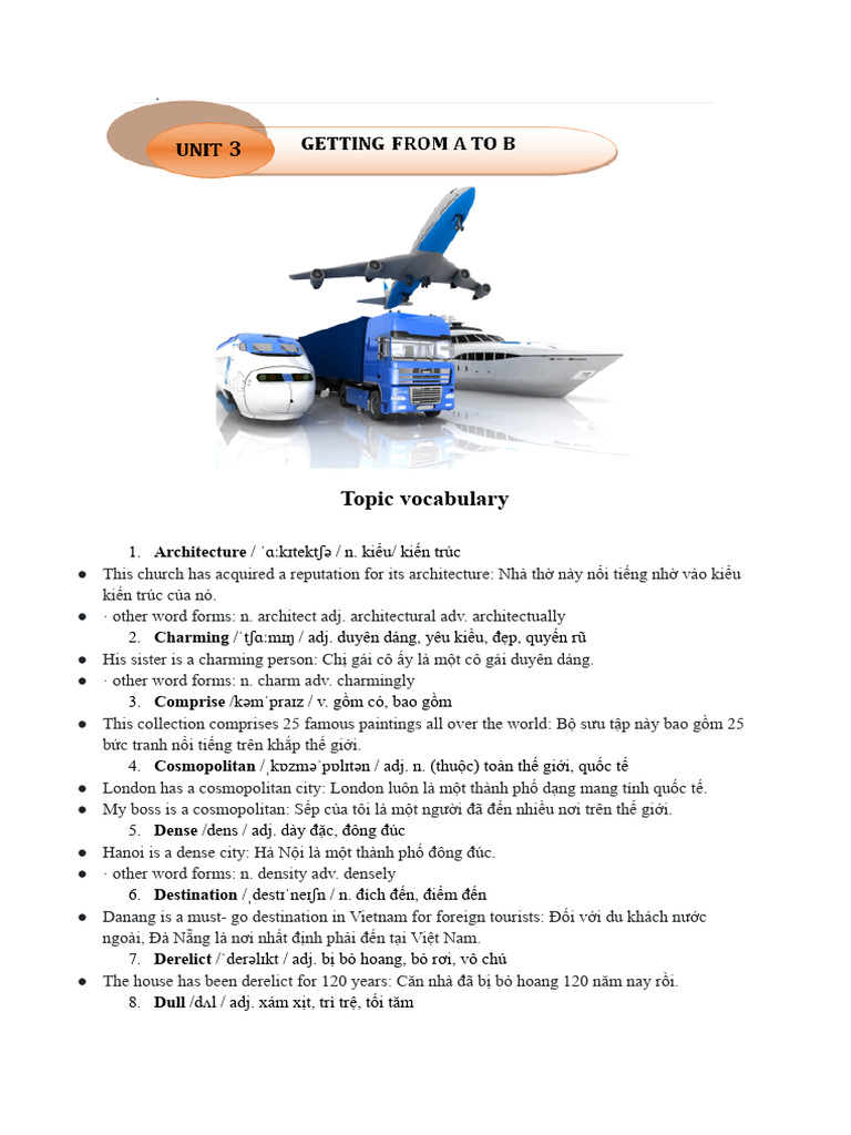 K1 - Speaking - Unit 3 | PDF