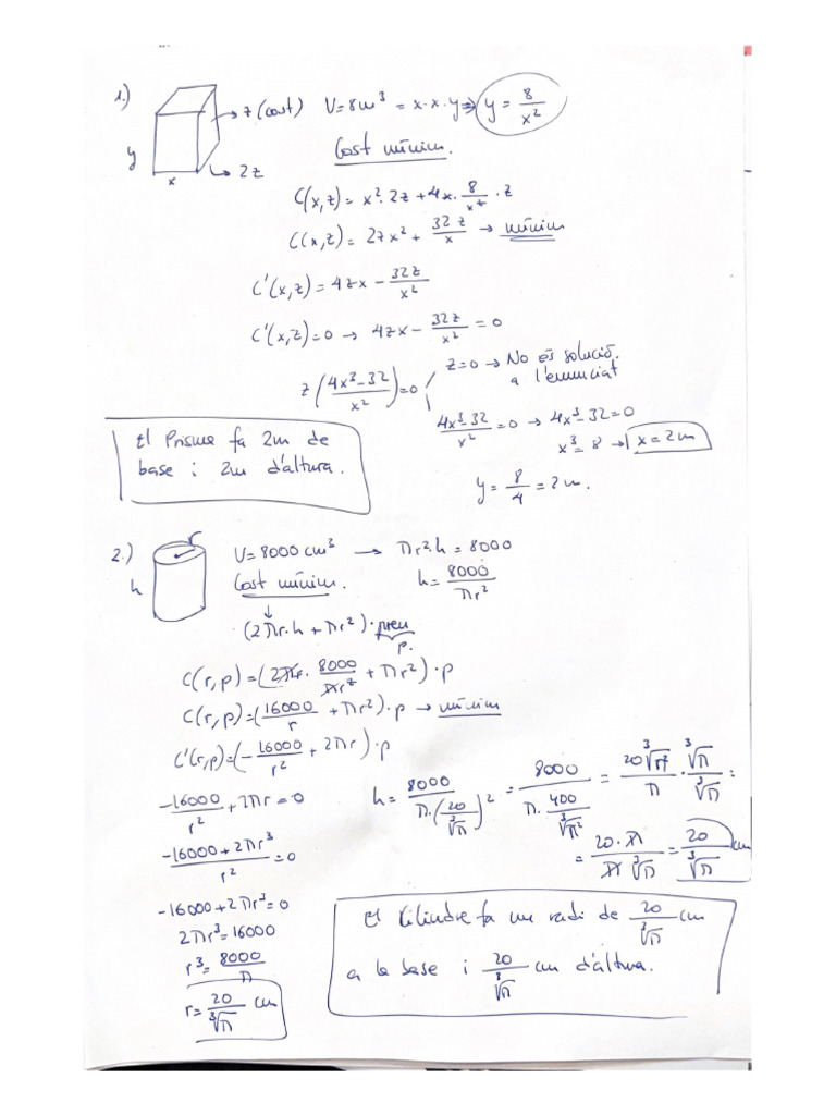 Solucions Optimització Amb Solucions | PDF