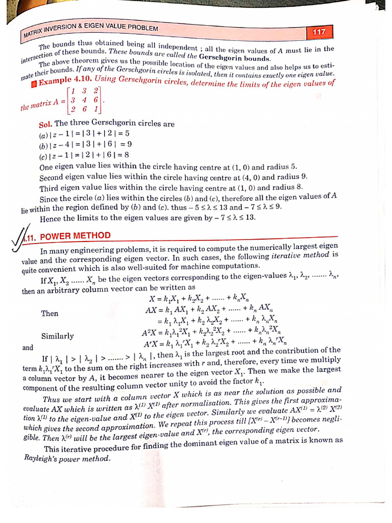 Eigen value- Power method | PDF Eigen value- Power method | PDF