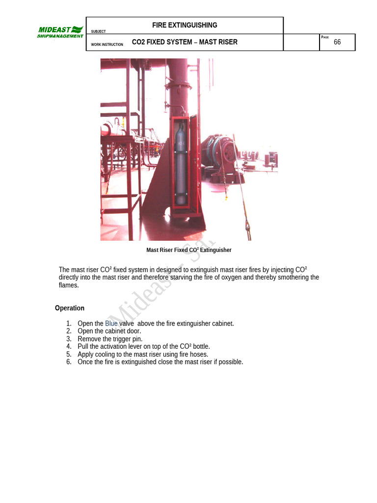 31 CO2 Fixed System - Mast Riser | PDF