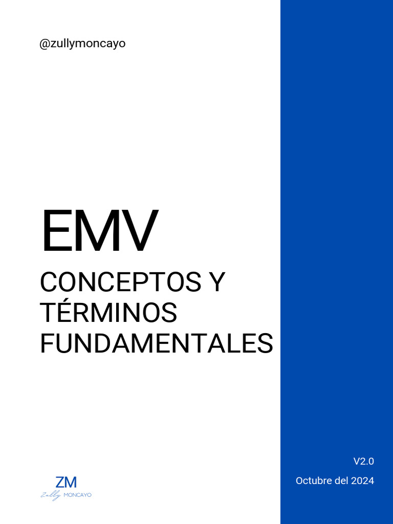 EMV Conceptos y términos fundamentales | PDF | Emv | Tarjeta de débito