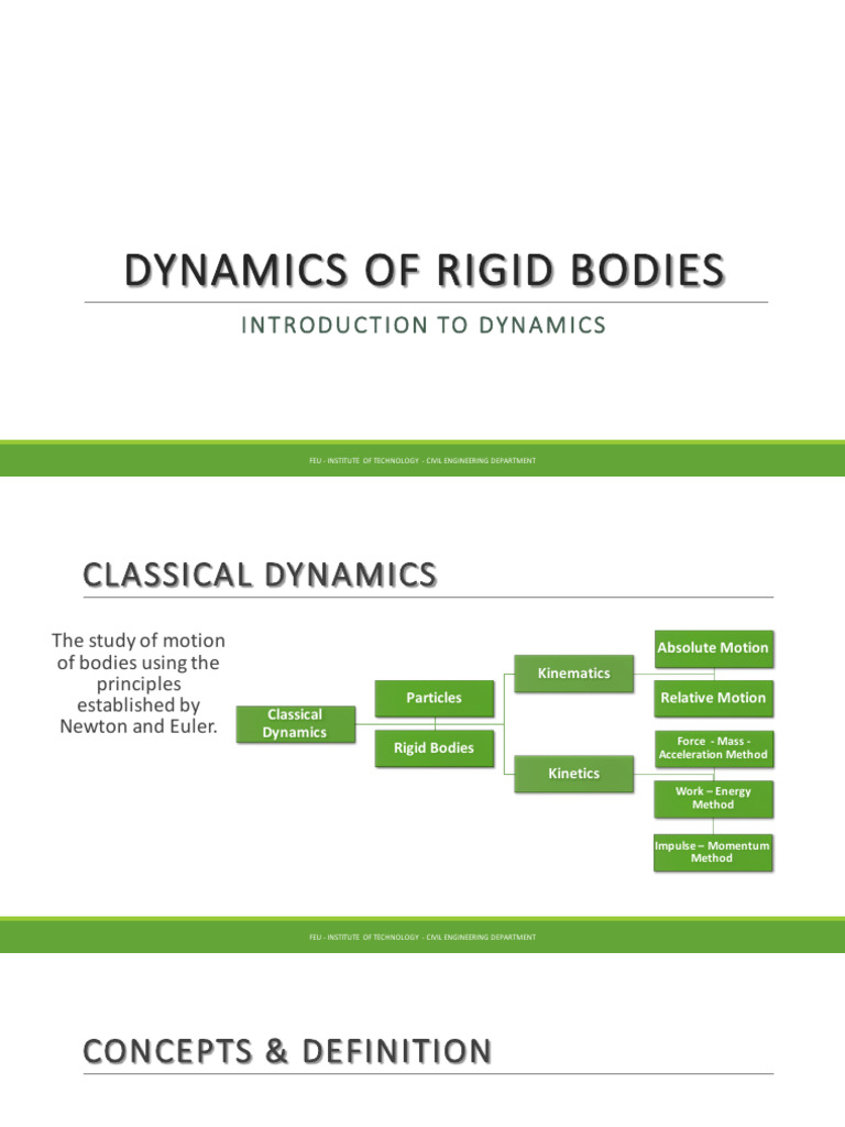 Dynamics of Rigid Bodies | PDF | Classical Mechanics | Force