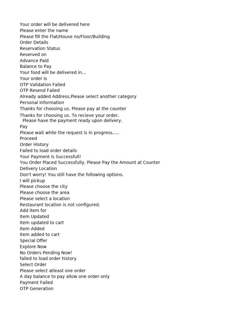 QR Scanning App - Pending Words To Be Translated | PDF