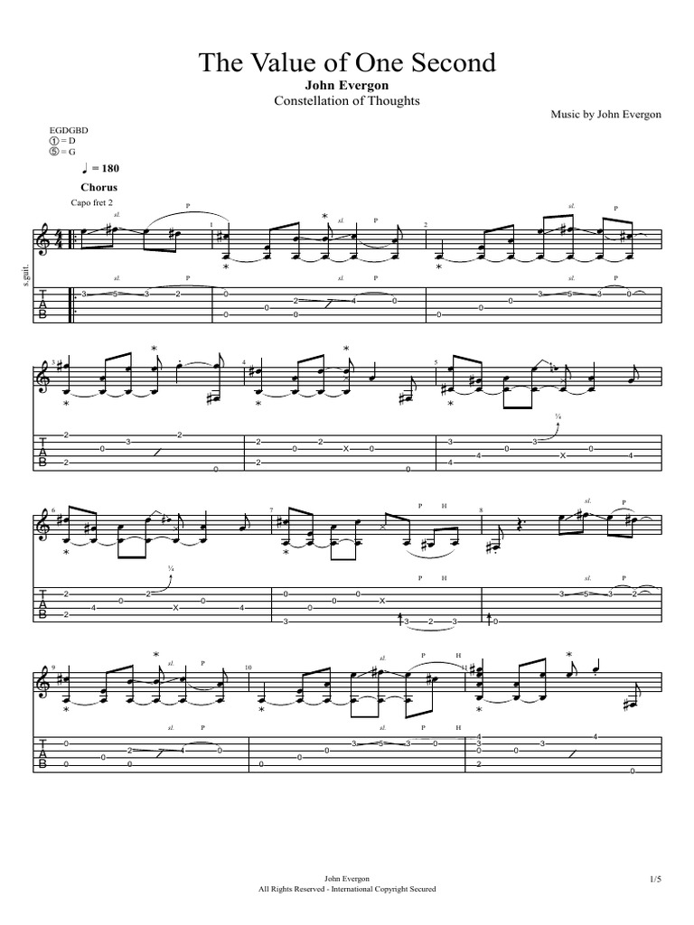 07 - The Value of One Second - John Evergon | PDF