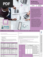 UJ Bachelor of Commerce in Accounting | PDF | Accounting | Business