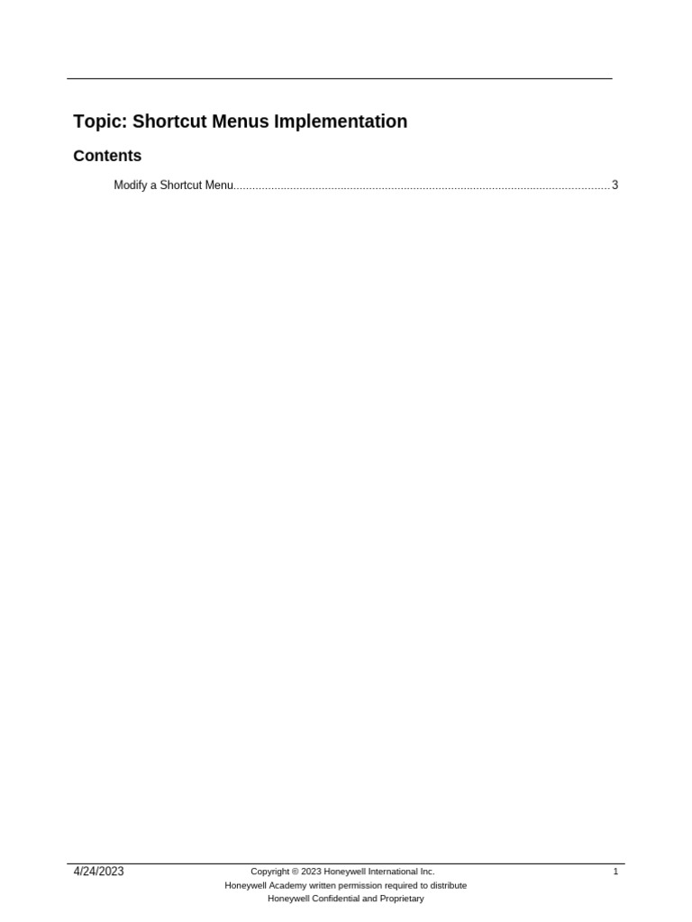LAB Shortcut Menus Implementation | PDF | Menu (Computing) | Computer File