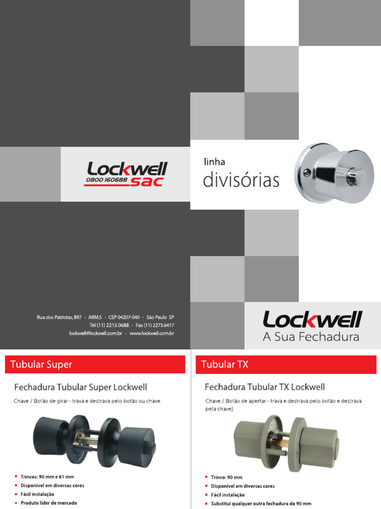 Lockwell - Divisórias | PDF