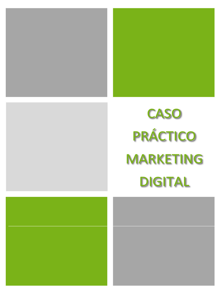 CASO PRÁCTICO 1 - Estrategia de MKT - Digital | PDF | Marketing | Publicidad digital