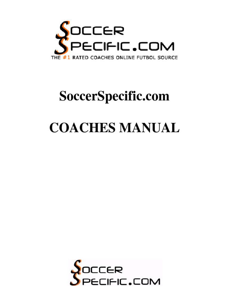 SoccerSpecific - Com Coaches Manual 0108 | PDF | Defender (Association ...