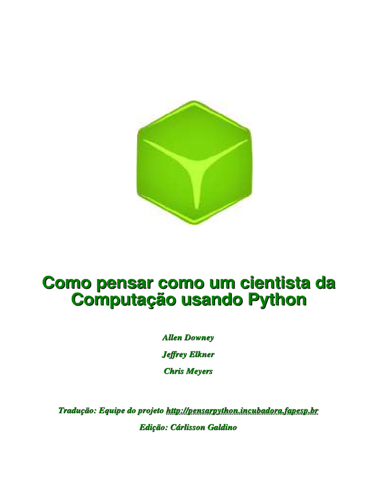 Python - Como Pensar Como Um Cientista Da Computação | PDF