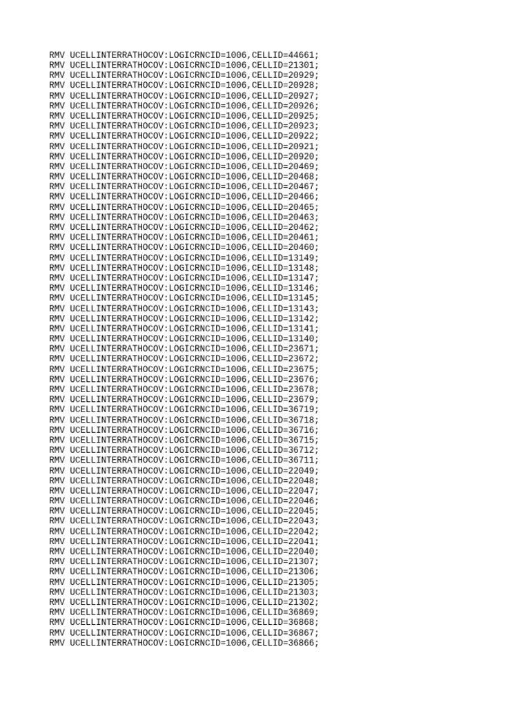 RMV Ucellinterrathocov - RNC1006 | PDF