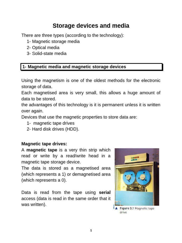 Chapter 3 - Storage Devices and Media | PDF | Blu Ray | Dvd