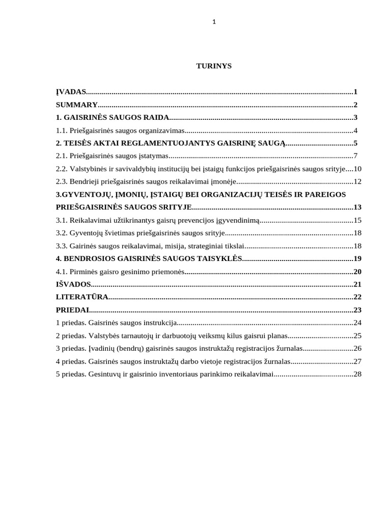 Gaisrine Sauga [Mokslobaze.lt] | PDF