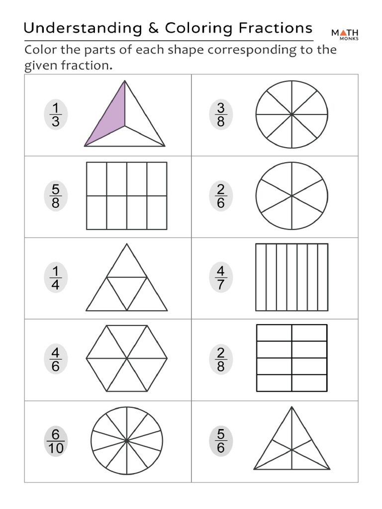2nd-Grade-Fraction-Worksheets | PDF