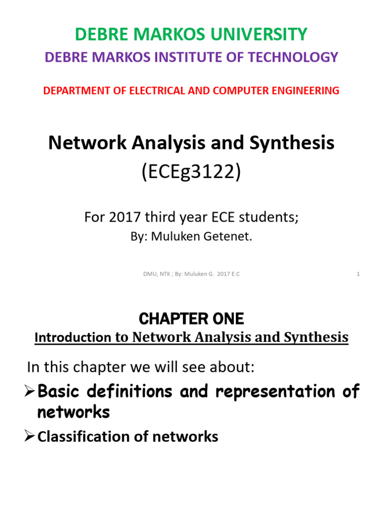 ch-1 (3) | PDF | Passivity (Engineering) | Electrical Network