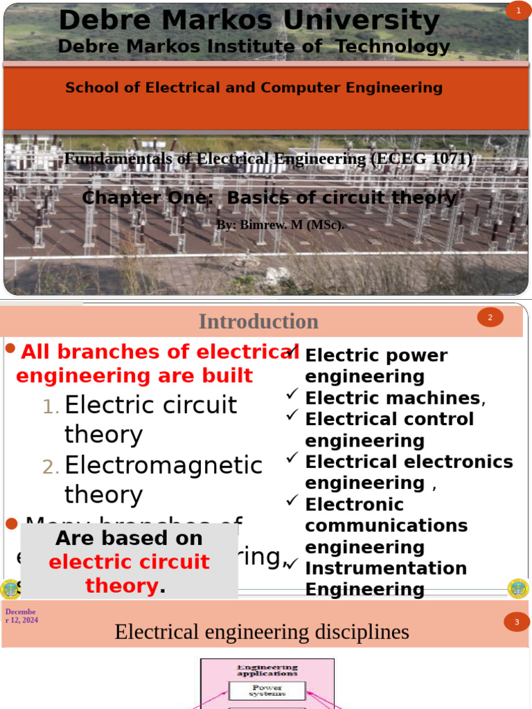 Fundamentals of Electrical Engineering | PDF | Capacitor | Capacitance