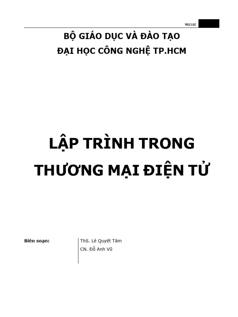 [Giao-trinh].Lap Trinh TMDT | PDF