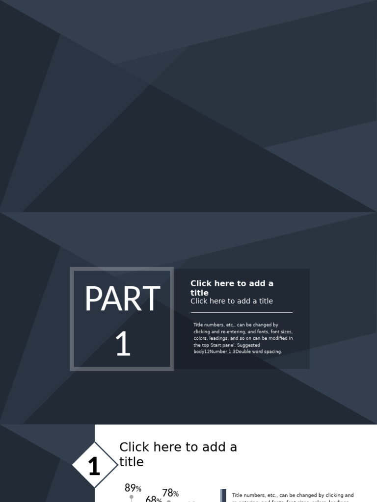 Deep Blue Business PowerPoint Templates 1 Kopyası | PDF | Typefaces ...