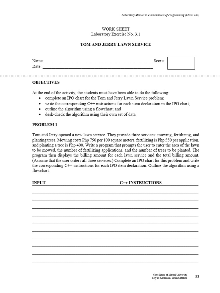 CSCC_102_Lab_Exercise_3-1 | PDF | Software Engineering | Algorithms And Data Structures