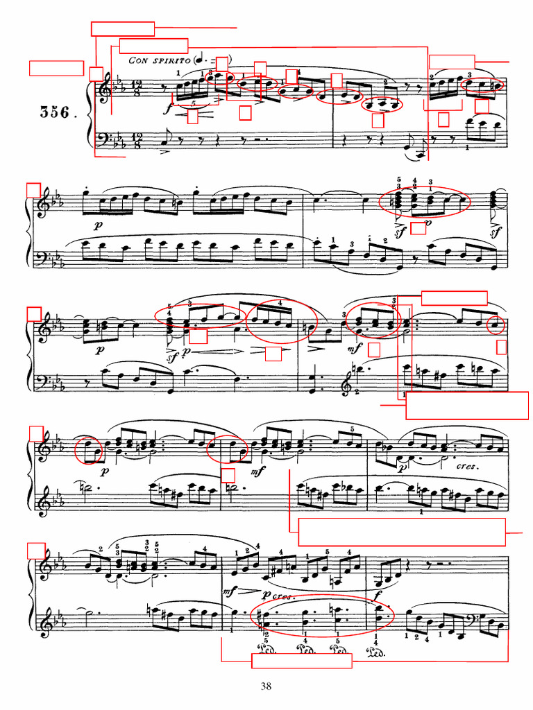 Scarlatti - Sonata L356 - Análisis | PDF | Sonata | Teoría musical
