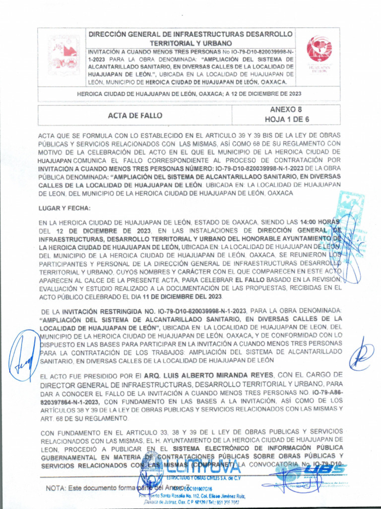 5.- Acta de Fallo_0001 | PDF