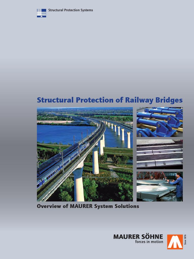 DL BROCHURE Structural Protection of Railway Bridges | PDF | Bearing ...