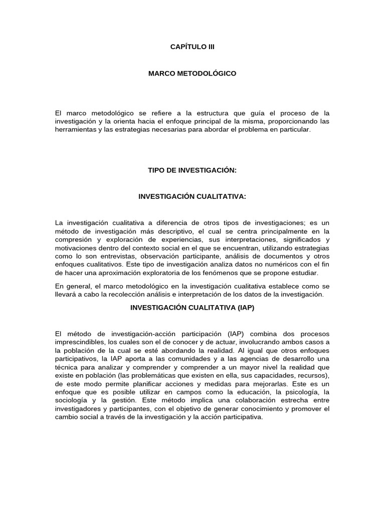 Capítulo Iii | PDF